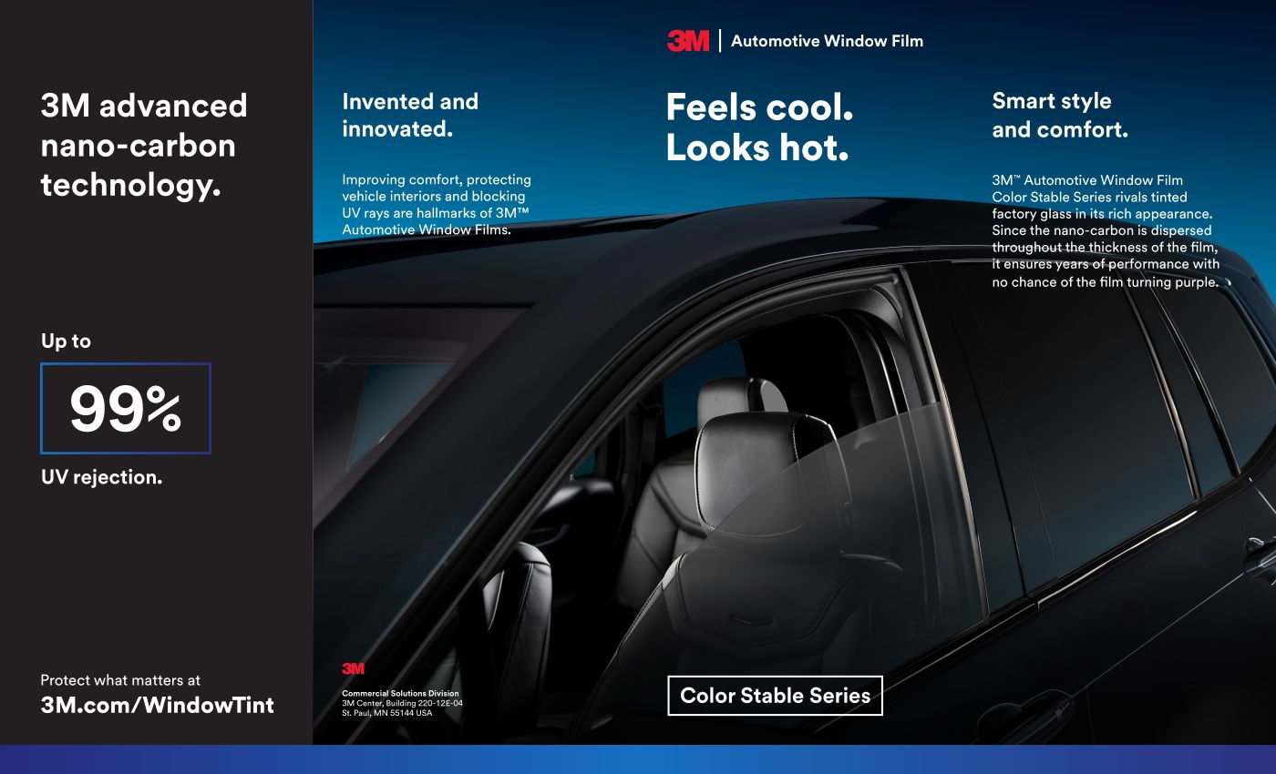 3M Color Stable Window Tint Package - Villar Auto Pros